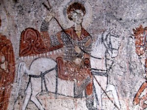 Turkey Cappadocia St George Church Painting | Sieze el Día